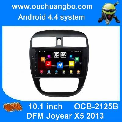 China Ouchuangbo touch screen android 4.4 system DFM Joyear X5 2013 with car radio gps bluetooth free chile map for sale
