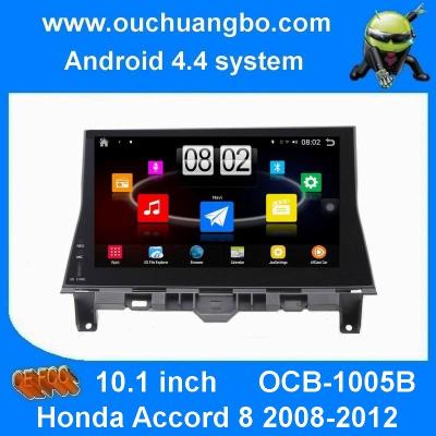 China Ouchuangbo android 4.4 Honda Accord 8 2008-2012 1024 * 600 resolution camera input BT 3G Wifi for sale
