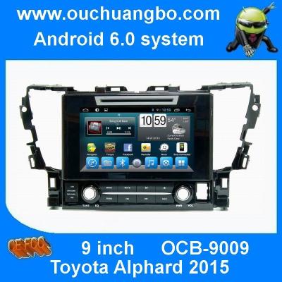China Ouchuangbo car dvd android 6.0 for Toyota Alphard 2015 with gps navigation bluetooth 1024*600 for sale