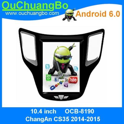 China Ouchuangbo Vertical Screen Tesla Style 1024*768 car audio gps navi for ChangAn CS35 2014-2015 android  6.0 system for sale