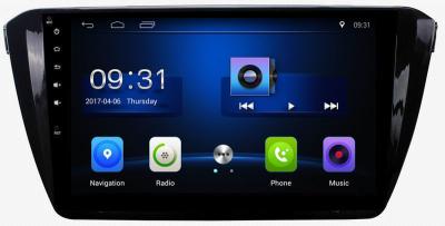 China Ouchuangbo car dvd gps navigation android 8.1 for Skoda Superb 2015 with Radio steering wheel control Remote for sale