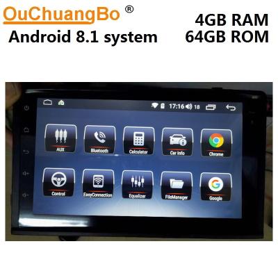 China Ouchuangbo car radio bluetooth for MG W5 support android 8.1 USB digital TV gps navigation 2.5D IPS screen for sale