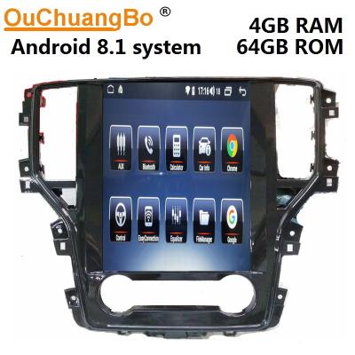 China Ouchuangbo car radio bluetooth Android 8.1 for MG I6 support USB wifi gps navigation 2.5D IPS screen for sale