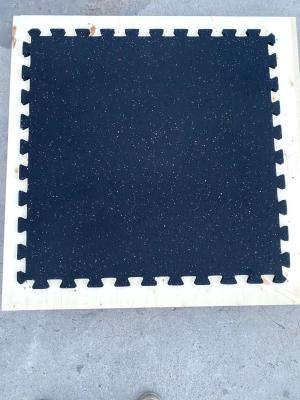China 100*100cm Size Interlocking Rubber Floor Tiles for Playground and Gym Fitness 50*50cm Thickness 15mm-50mm for sale