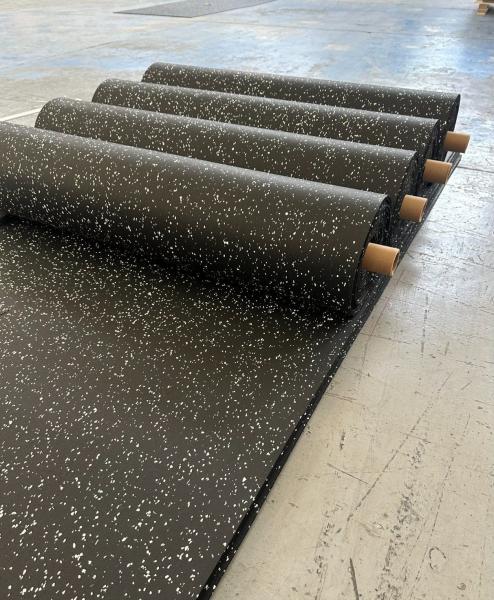 Quality Available in 1m 1.2m 1.35m Widths Rubber Flooring Rolls with 3~20mm Thickness for sale