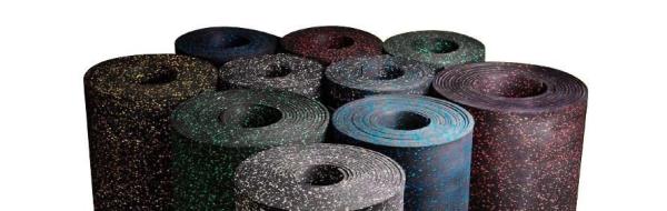 Quality Length Custom-Cut Rubber Flooring Rollers for Indoor and Outdoor Use for sale