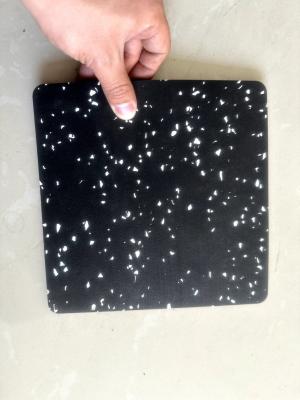 China Wholesale Black Rubber Flooring Mats with White Rubber Crumbs with Best Factory Prices for sale