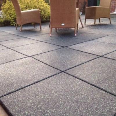 China Natural Rubber Outdoor Garden Flooring Tiles for Patios - 30 mm 40mm 50mm for sale