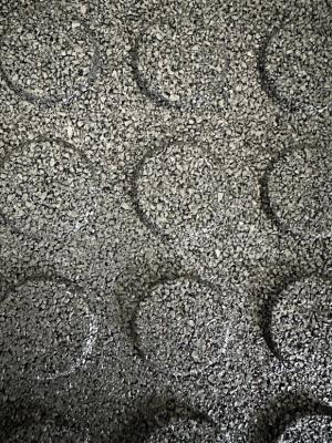 China Pure Color or Black Ground EPDM DOT Outdoor Rubber Floor Tiles with Self-Drainage Channel and Moisture-Resistant Design for sale