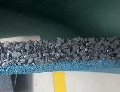 China Pure Color or Black Ground EPDM DOT Outdoor Rubber Floor Tiles with Self-Drainage Channel and Moisture-Resistant Design for sale