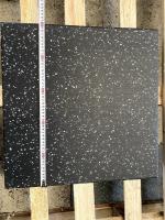 Quality 1m*1m 20mm Extra Heavy-Duty Black Rubber Floor Protection Mat for Gym and for sale