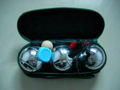 Chine vendez la boule en gros Bocce, Boules, Boccie, Petanque, Petanca, sports en plein air, jeux en métal 3 de jardin à vendre