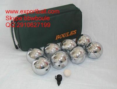 Chine la boule de bocce en métal de 72mm pour folâtrer, ensemble de petanque, boules a placé pour le jeu de jardin à vendre