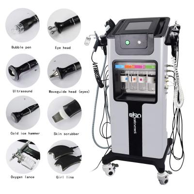 Cina Macchina 8 di Dermabrasion della hydra della bolla della pelle dell'ossigeno dell'acqua in 1 dispositivo domestico di lifting facciale di bellezza in vendita