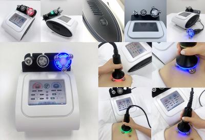 Cina 3 in 1 rafforzamento della pelle di rimozione del grasso e delle celluliti della macchina 1.2MHZ di cavitazione rf del LED in vendita