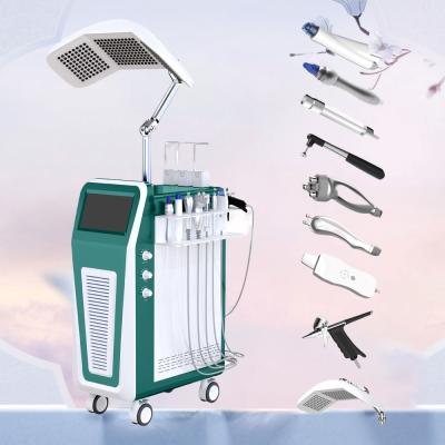 Cina 9 in 1 macchina di pulizia facciale dell'ossigeno di Dermabrasion della hydra per il fotone di cura di pelle PDT principale in vendita