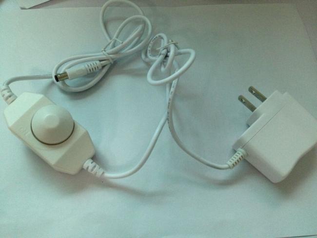 110 - 240v AC 24V 5W adaptor in-line on/off switch