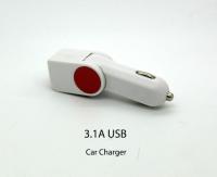 China Dual USB Car Charger 5V 2A 12-24V Input Fast Charging for iPhone iPad for sale