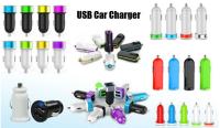 China Dual USB Car Charger 5V 2A 12-24V Input Fast Charging for iPhone iPad for sale