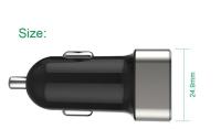 China Dual USB Car Charger 5V 2A 12-24V Input Fast Charging for iPhone iPad for sale