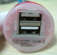 China Dual USB Car Charger 5V 3A Fast Charging for iPhone iPad Samsung Android for sale