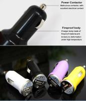 China Dual USB Car Charger 5V 3A Fast Charging for iPhone iPad Samsung Android for sale