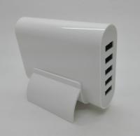 China White 5V 6A 5 USB Port Charger Adapter with CE LVD EMC Certificate for sale
