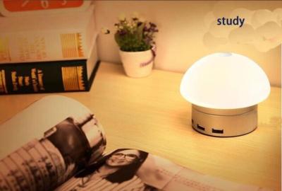 China mini night light tent lamp comping light usb charger light 8 usb reading sense brightness  new product for sale