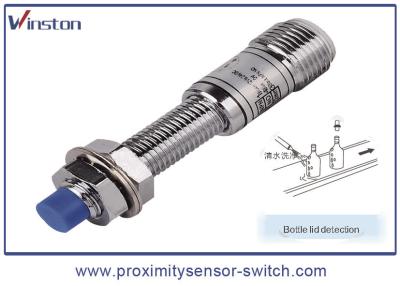China IP67 50M Ω Inductance / Inductive Proximity Sensor For Bottle Lid Detection for sale