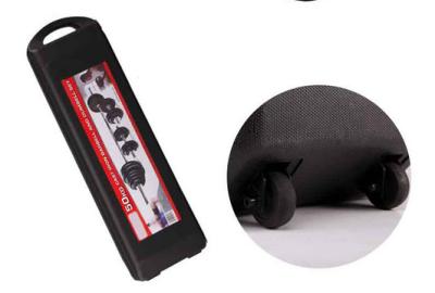 China Cast Iron Solid Black Painting Dumbbell Adjustable 50kg Set  With Box for sale