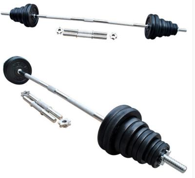 China Standard Export 50KG Black Dumbbell Barbell Set with Plastic Case for sale