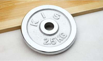 China dia25mm cast iron electroplating  dumbbell barbell palte for weight lifting training sales for sale