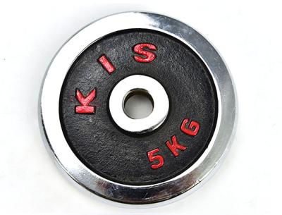 China 0.5kg 0.75kg 1kg 1.25kg 1.5kg 1.75kg 2kg 2.25kg 2.5kg 3kg 5kg Chrome Cast iron weight plate for sale