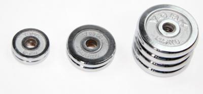 China electroplating dumbell plate for weight lifting 0.5kg 1.25kg 2.5kg 5kg for sale