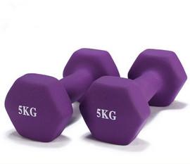 China China Factory Wholesale 2lb 3lb 4lb 5lb 6lb 8lb 10lb Neoprene Coated Hex Dumbbell for sale