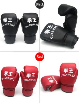 China blue and red Kids boxing gloves leather boxing gloves for competition for sale