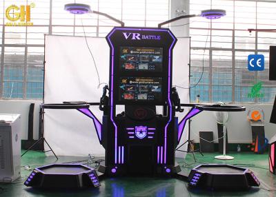 China 2 Players Virtual Reality Game Simulator Shooting 9D 360 Degree Standing VR Battle for sale