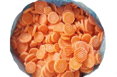 China IQF Carrot Wave Slices,Frozen Carrot Wave Slices for sale