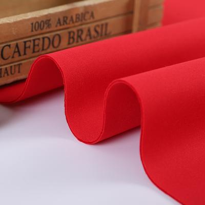 China High quality 75D  300G scuba knitting white spandex polyester air layer fabric for garment Te koop