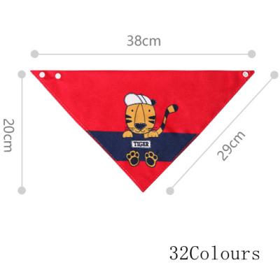 Cina Triangular bibs 100% Organic Cotton No fluorescence baby bandana drool bibs Baby Bibs Cotton in vendita