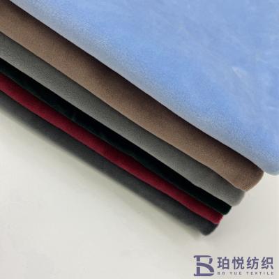 Cina New Design Spandex Reversible Rectangular Cat Dog P Stretchy Super Soft Velvet Fabric in vendita