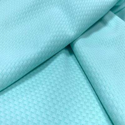 Cina Anti UV Textured Knit Fabric Polyester Jacquard Fabric For T-Shirt Pants in vendita
