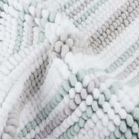China Polyester Microfiber Mop Cloth Rug Chenille Shaggy Fabric Medium Weight for sale