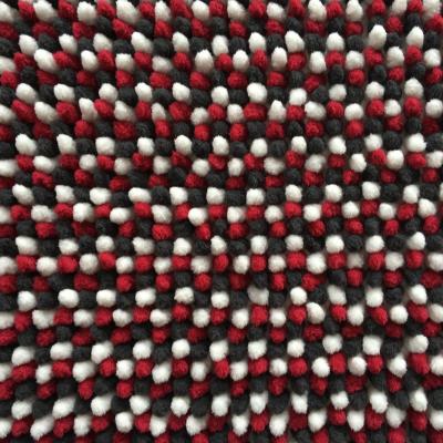China Firecrackers Velvet Bath Mat Medium Weight Chenille Microfiber Fabric Rug à venda