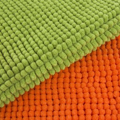 China Genuine Ground Mat Rug Firecrackers Velvet Microfiber Chenille Mop Fabric for sale