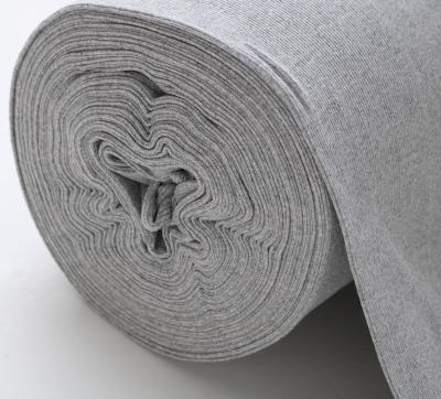 Cina 532 Colours Stretch Cotton Rib Fabric 100% Medium Weight For Cuff Collar in vendita