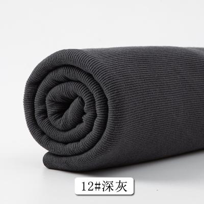 Cina Medium Weight Rib Knit Fabric 100% Cotton For Swimwear Fabric Cuff Neck in vendita