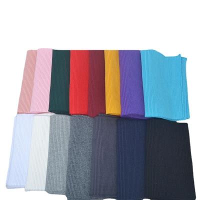 Cina Jersey Knit Rib Cuff Fabric Polyester Extra Wide Cotton Fabric For Tank Dress Pajamas Top in vendita