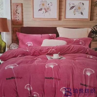 Cina Anti Coral Home Textile Fabrics Milk Velvet Single Sided Conductive Silk Flannel in vendita