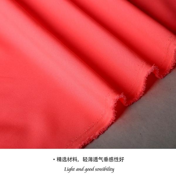 Quality 100D 120GSM Sustainable Solids 2 Way Stretch Fabric For Lining for sale
